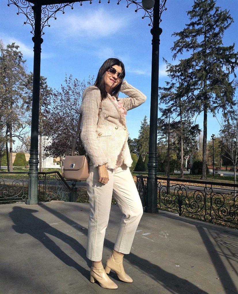 BambolaI Beige Monochrome Outfit Idea Fashion