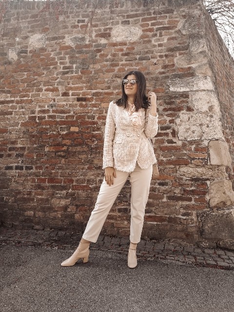 BambolaI Beige Monochrome Outfit Idea Fashion